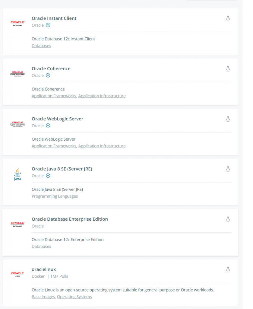 docker storeに公開されている公式Oracle Enterprise Editionを動かしてみる | システム運用日記
